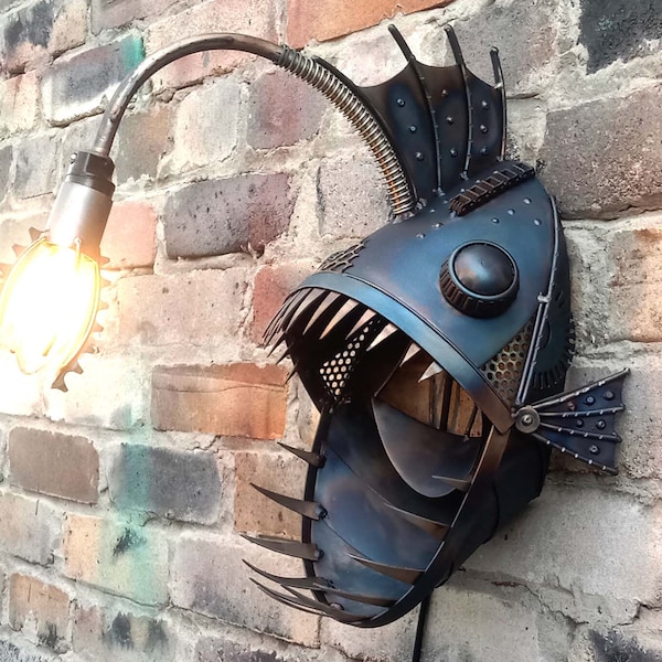 Angler Fish Lamp - Etsy