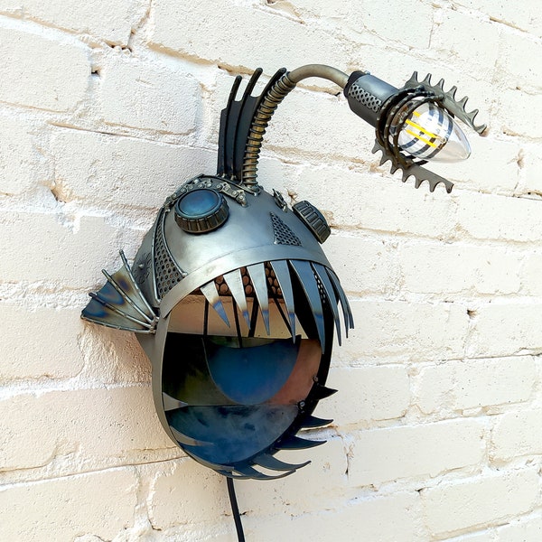 Angler Fish Lamp - Etsy