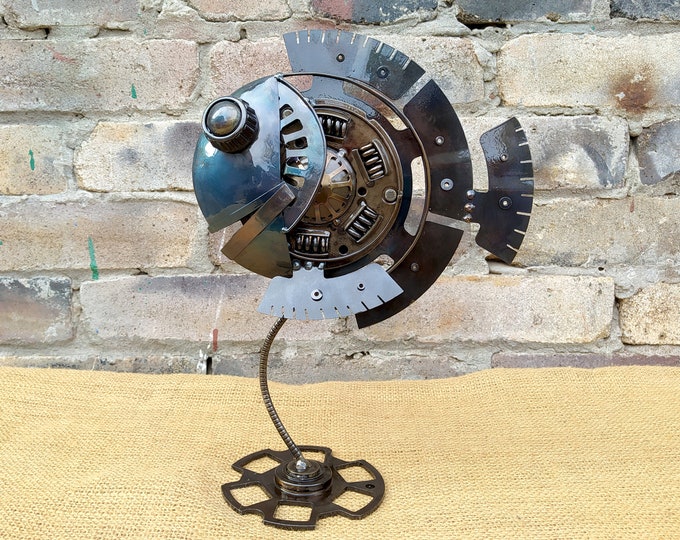 Metal Sculpture Fish, Steampunk Fish. Art Fish Figurine. Steampunk Fish ...