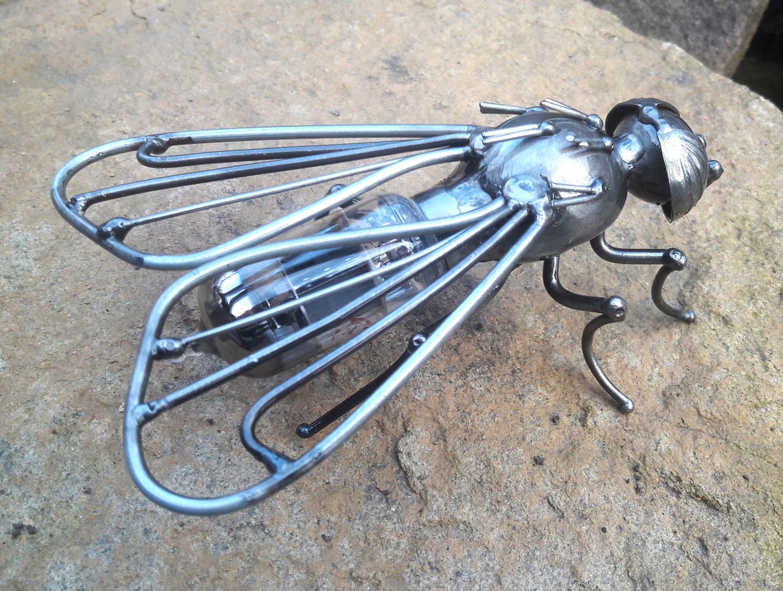 Metal Sculpture Steampunk Fly. Metal Sculpture Art. Made of - Etsy