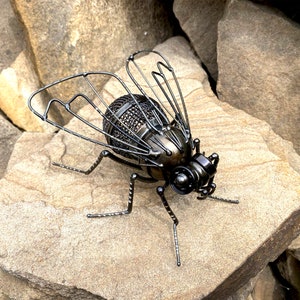 Art Metal Sculpture Fly. Mechanical Fly Figurine. Welded Fly. Metal Fly ...