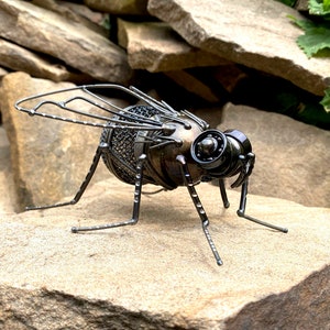 Art Metal Sculpture Fly. Mechanical Fly Figurine. Welded Fly. Metal Fly ...