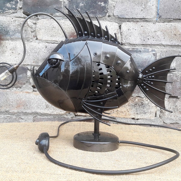 Angler Fish Lamp - Etsy