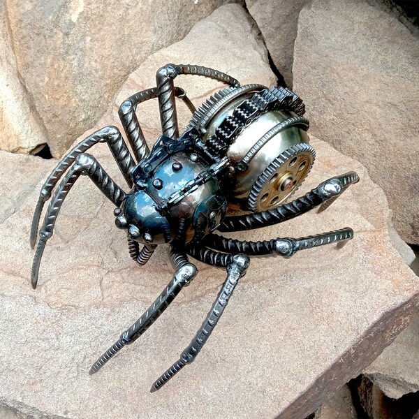 Spider Metal Sculpture - Etsy
