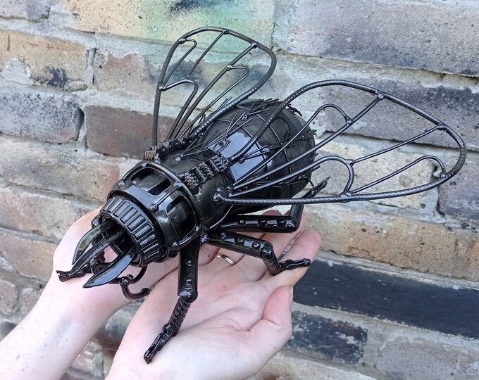 Metal Sculpture Steampunk Fly Steampunk Art Figurine. Welded Fly Metal ...