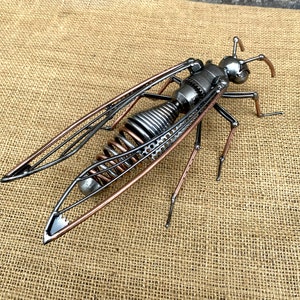 Metal Sculpture Wasp, Wasp America. Art Wasp Figurine. Welded Insect ...