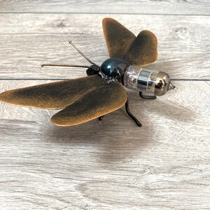 Metal Sculpture Moths,black Moth. Mechanical Butterfly Figurine. Welded ...