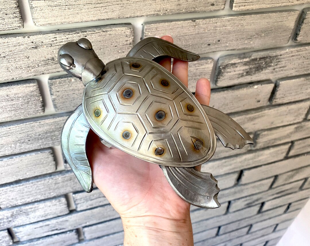 Metal Sculpture Turtle Steampunk. Metal Tortoise. Statuette Turtle ...