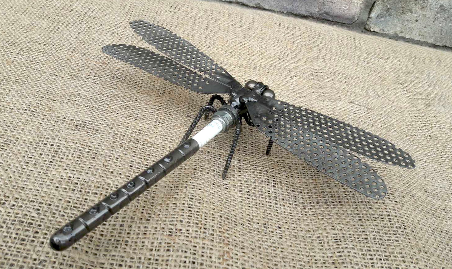 Metal sculpture Dragonfly. Mechanical dragonfly figurine. | Etsy