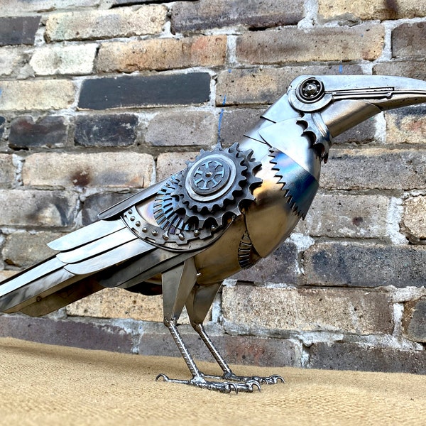 Metal Raven - Etsy