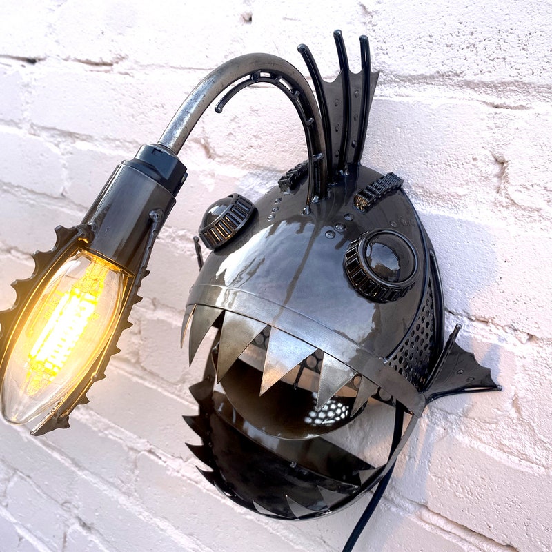 Angler Fish Lamp - Etsy