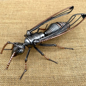 Metal Sculpture Wasp, Wasp America. Art Wasp Figurine. Welded Insect ...