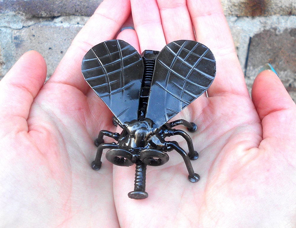 Metal Sculpture Fly. Mechanical Fly Figurine. Welded Fly. - Etsy