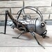 Art Metal Sculpture Steampunk Grasshopper, Grasshopper Sculpture. Metal ...