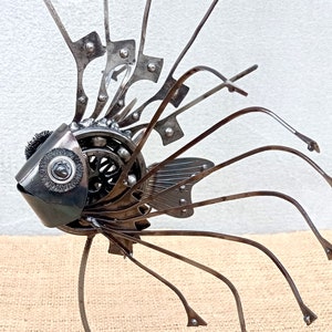 Metal Sculpture Pterois. Mechanical Fish Figurine. Metal Fish - Etsy