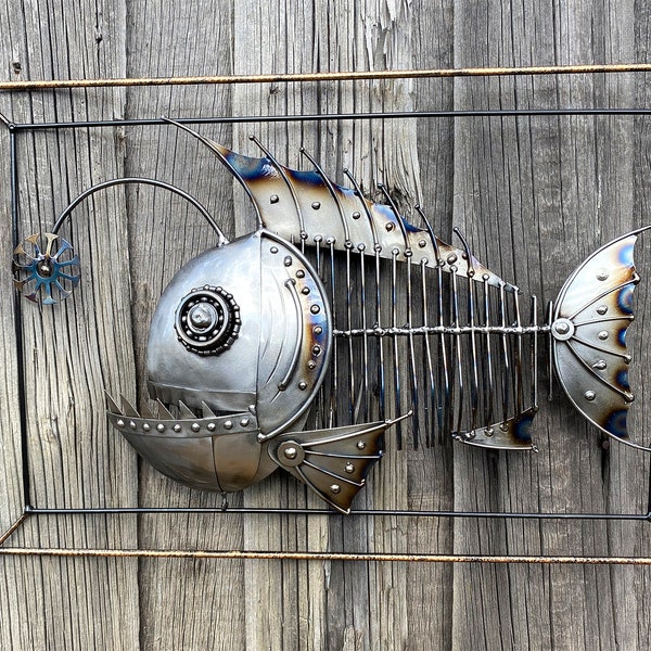 Angler Fish Sculpture - Etsy