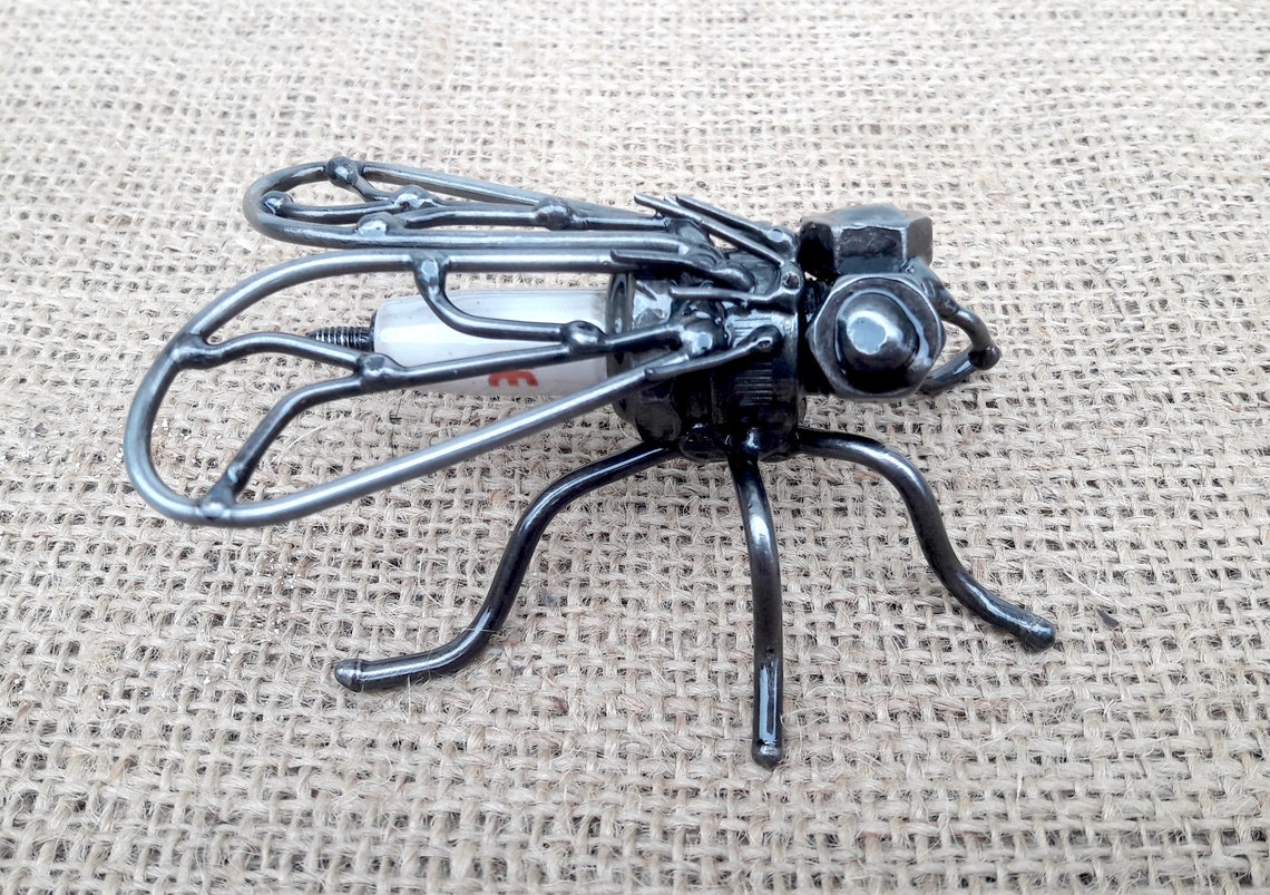 Art Metal Sculpture Fly. Mechanical Fly Figurine. Welded Fly. - Etsy