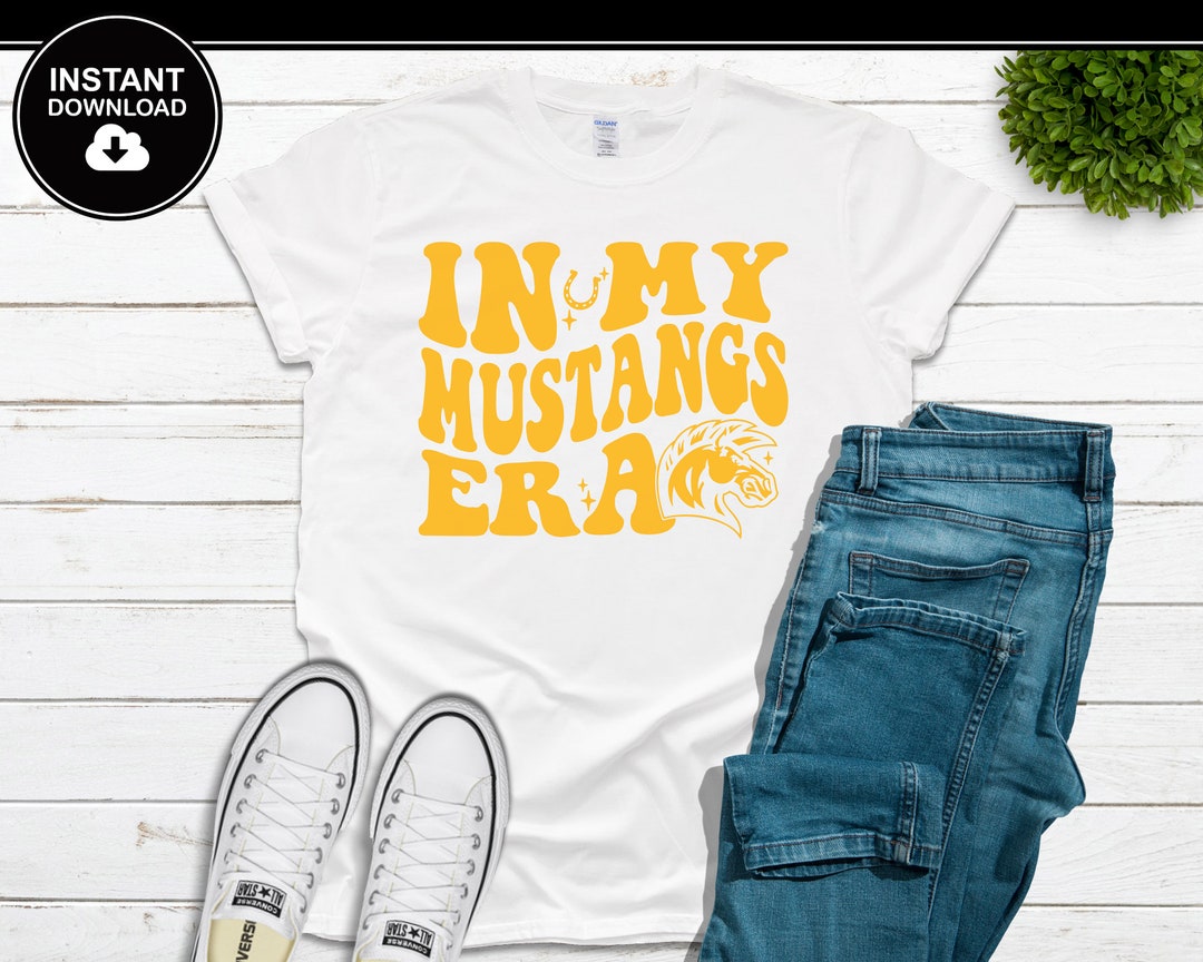 In My Mustangs Era SVG | Mustangs SVG | Team | Sports | Game | Horse ...
