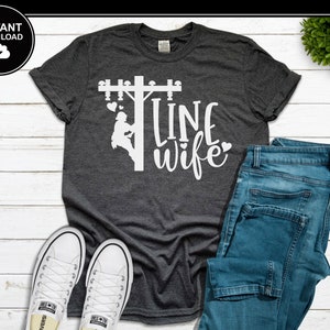 Line Wife SVG | Lineman SVG | Electricity | Storm Worker | Energy | SVG ...