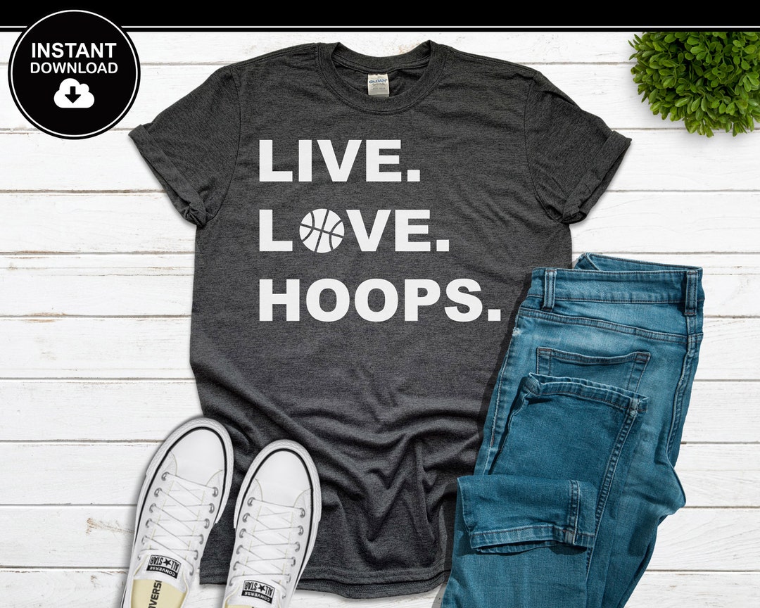 Live Love Hoops SVG | Basketball SVG | Dribble | Sports | B-ball | SVG ...