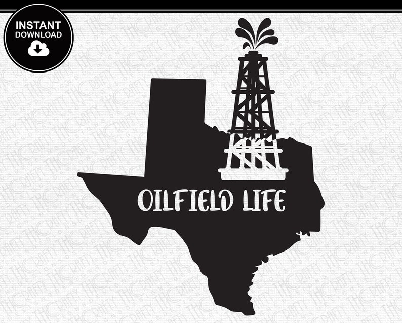 Oilfield Life SVG Texas SVG Engineer Oil Rig Offshore - Etsy