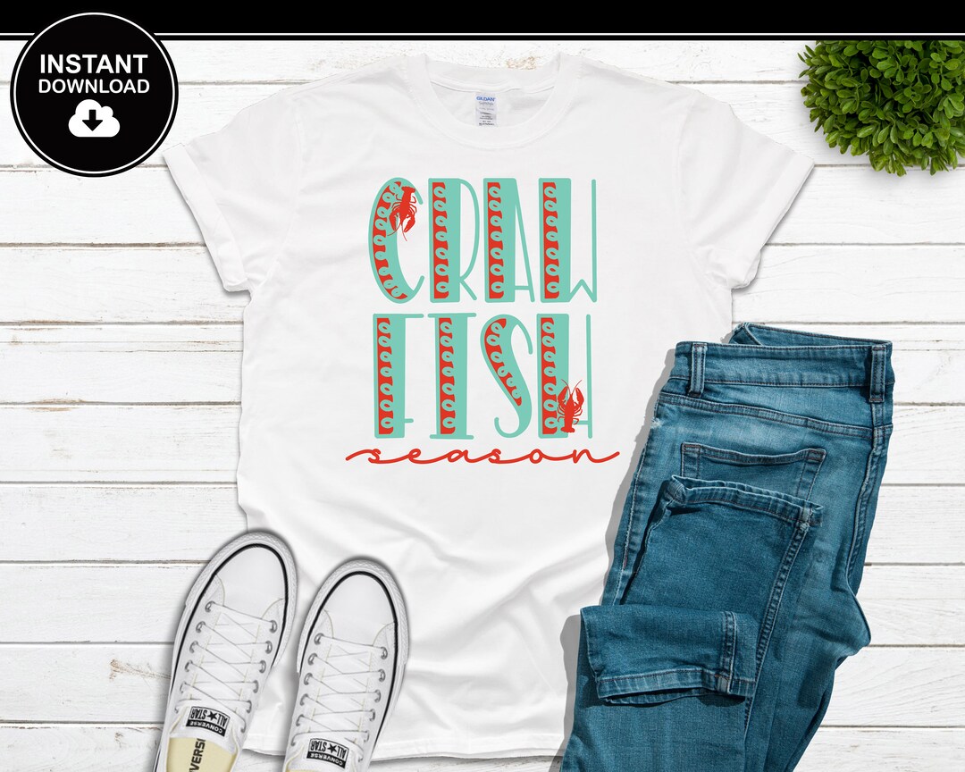 Crawfish Season SVG | Crawfish SVG | Boil | Season | Retro | Mudbugs ...