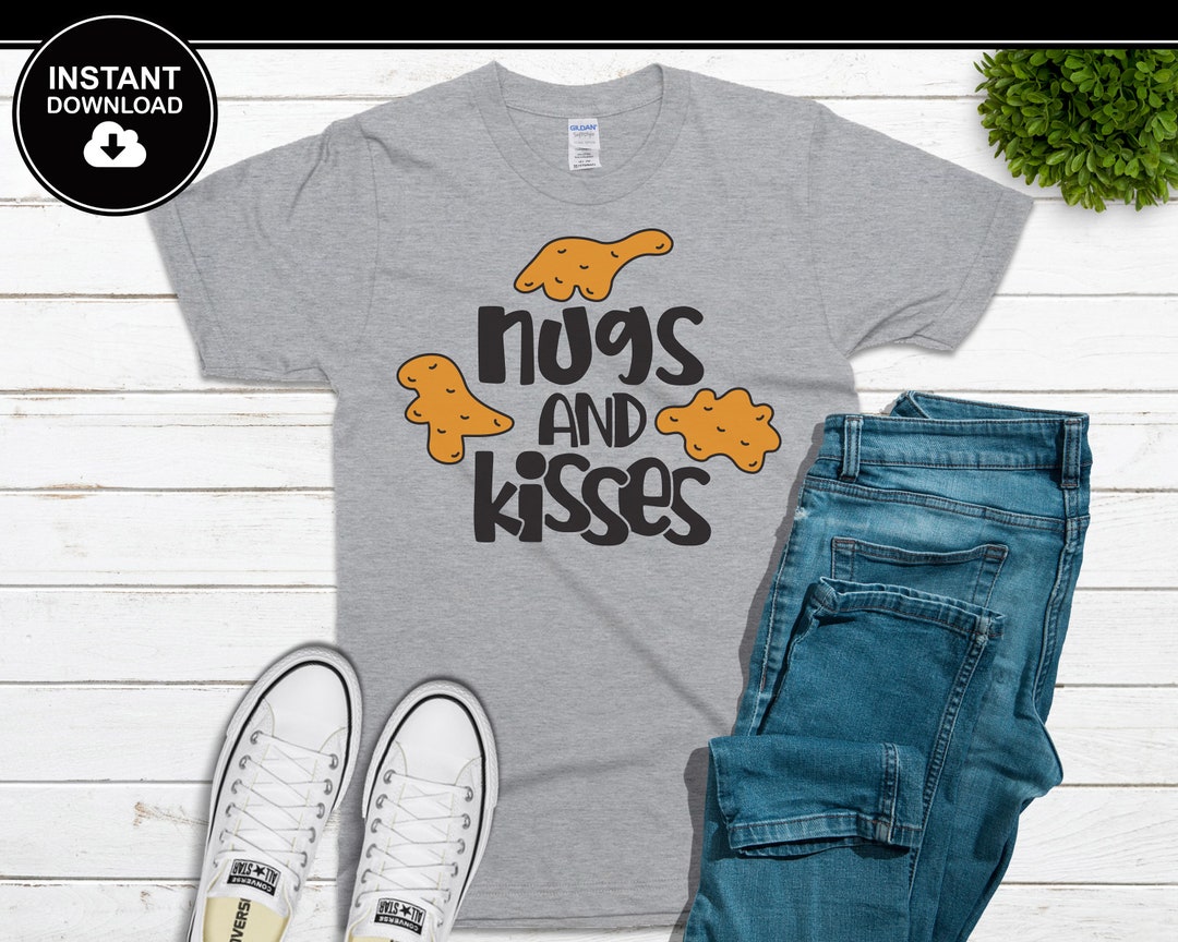 Nugs and Kisses SVG | Chicken Nuggets SVG | Nugs | Dinosaur | SVG ...