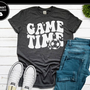 Game Time SVG | Soccer SVG | Football | Sports | Game | Retro | SVG ...