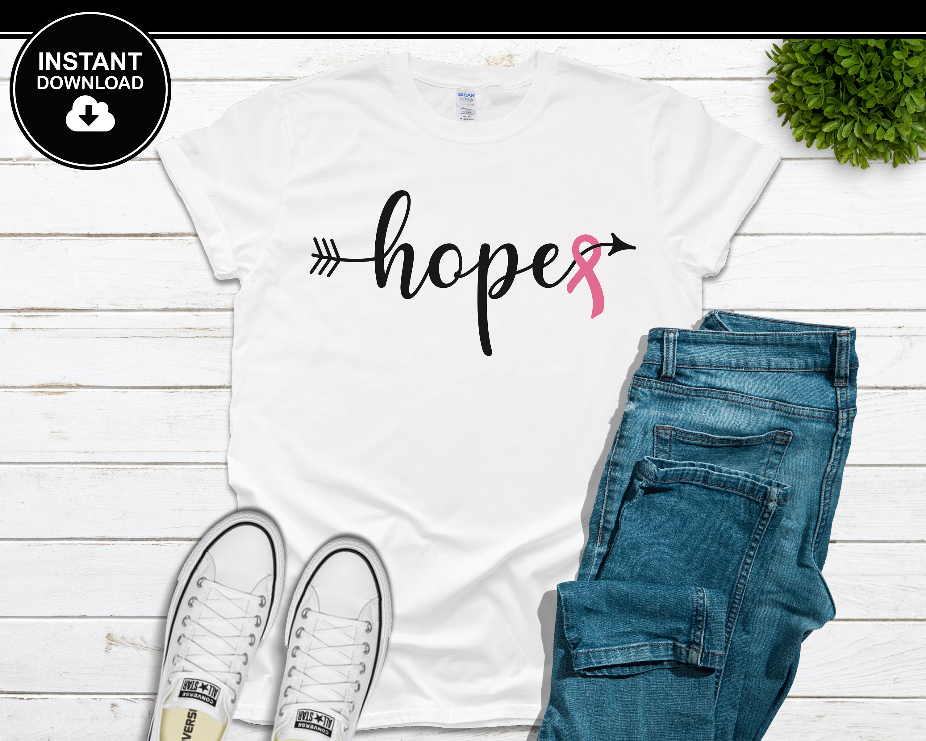 Hope SVG | Cancer Awareness SVG | Pink | Ribbon | Strength | SVG ...