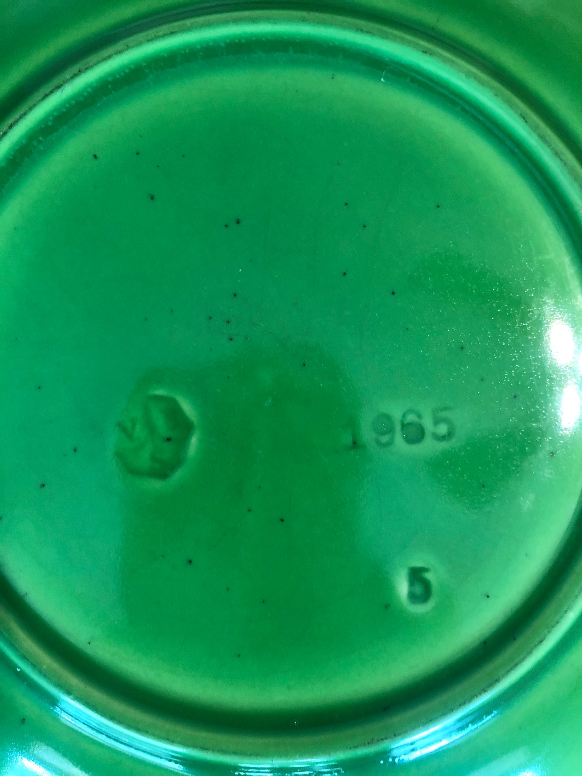 Vintage Green Leaf Plates - Etsy