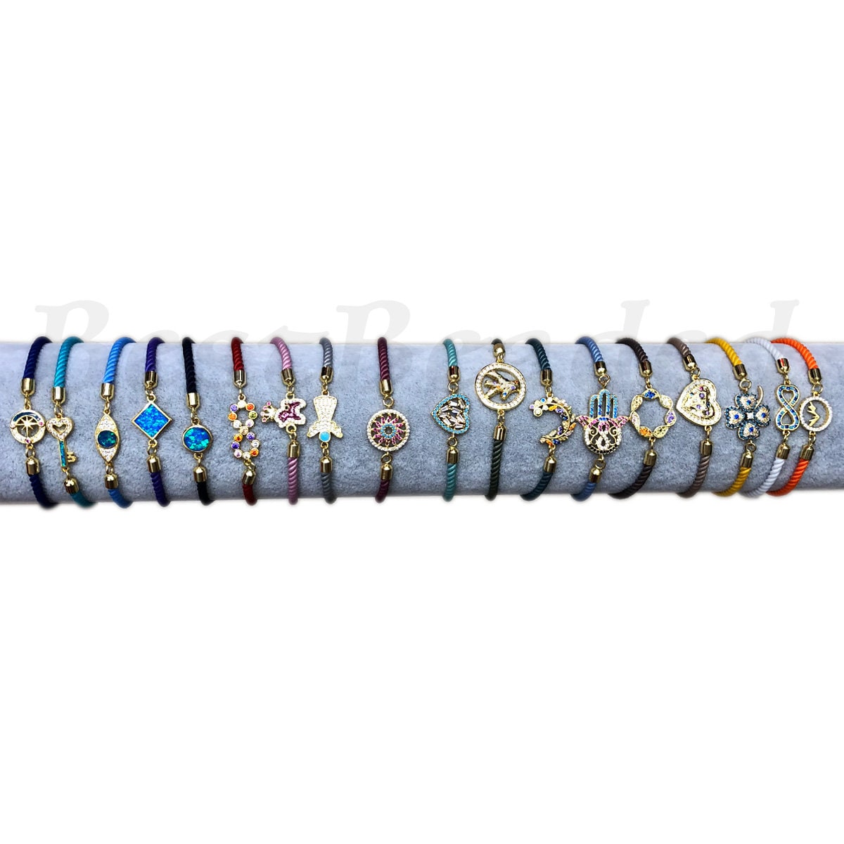 Half-finished Cord Bracelet With Sliding Slider Stopper | Etsy