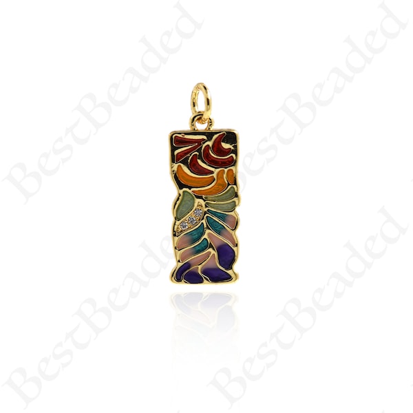 Square Enamel Beads - Etsy