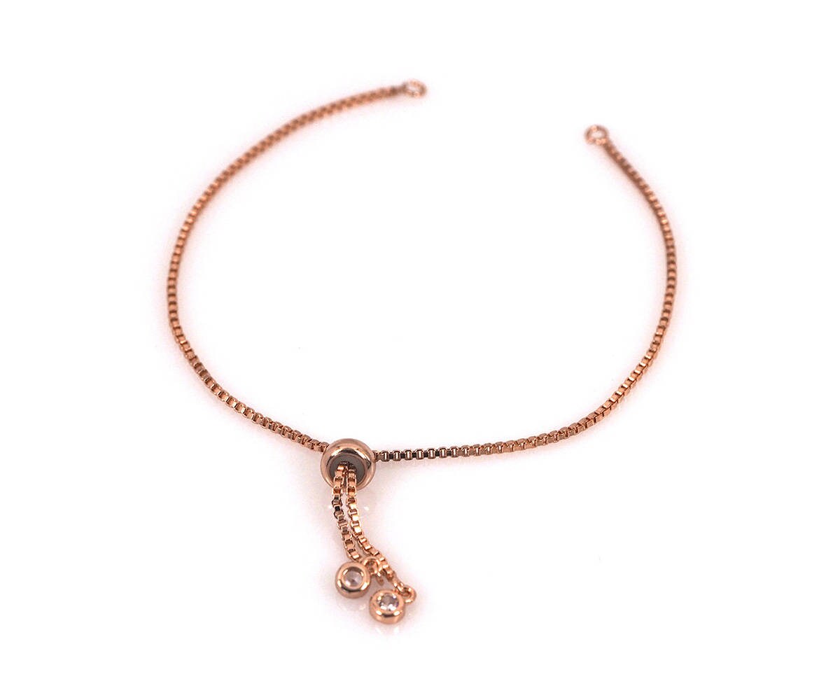 Box Chain Bracelet Half Finished for Jewelry Connector Link | Etsy