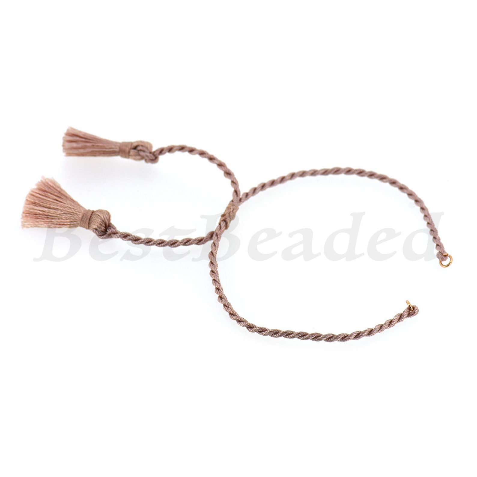 10pcs Adjustable Rope Cord Bracelethalf Finished Tassel | Etsy