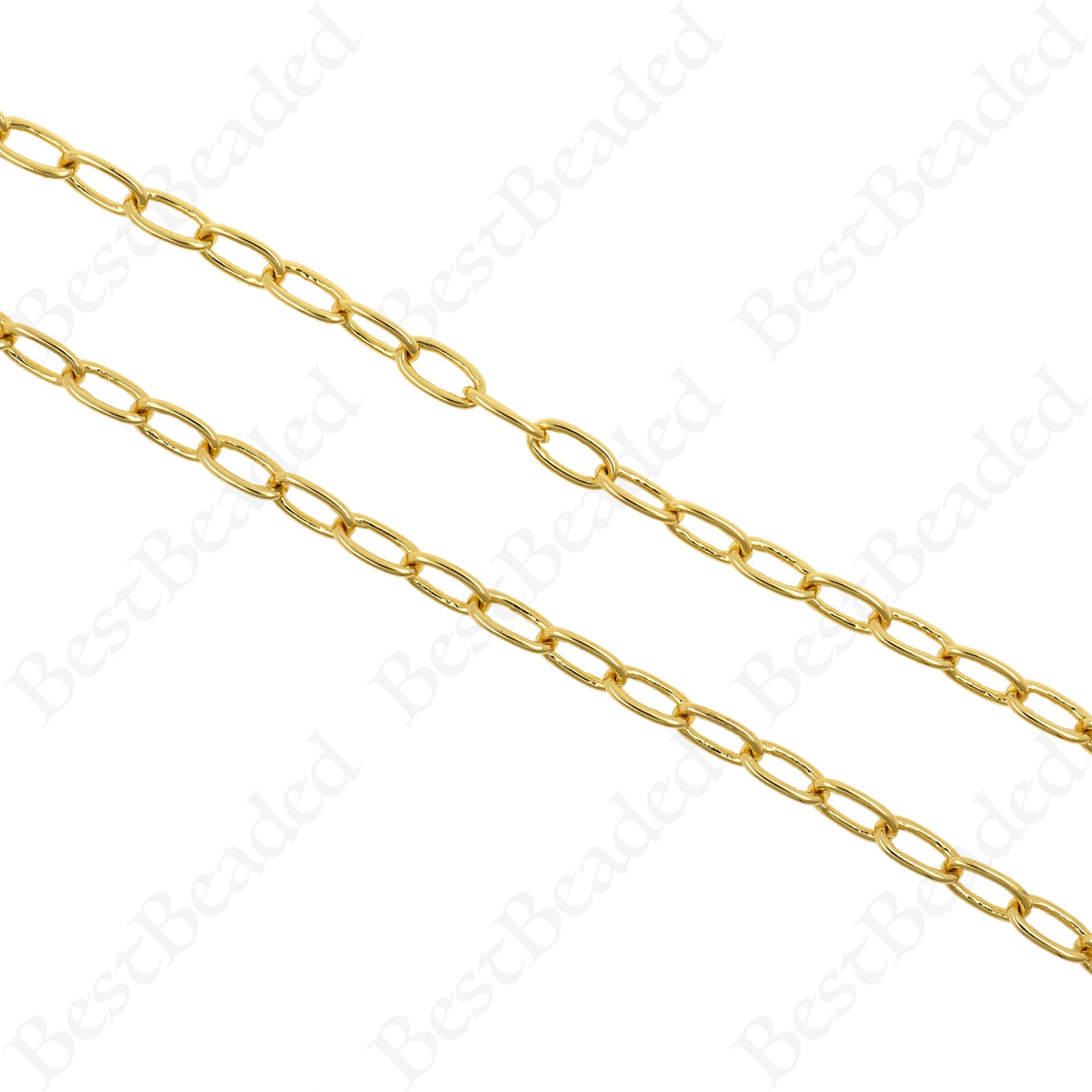 Long Oval Cable Chain,gold Filled Necklace Link Chain,minimalist ...