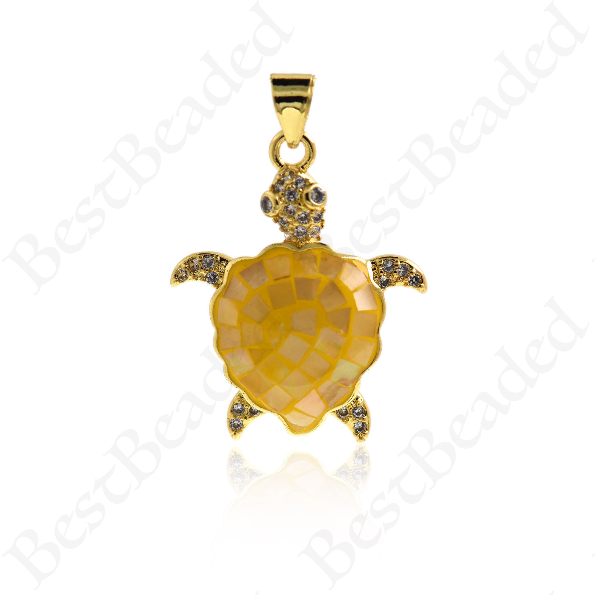 Colorful Shell Turtle Charms18k Gold Filled Sea Animal - Etsy