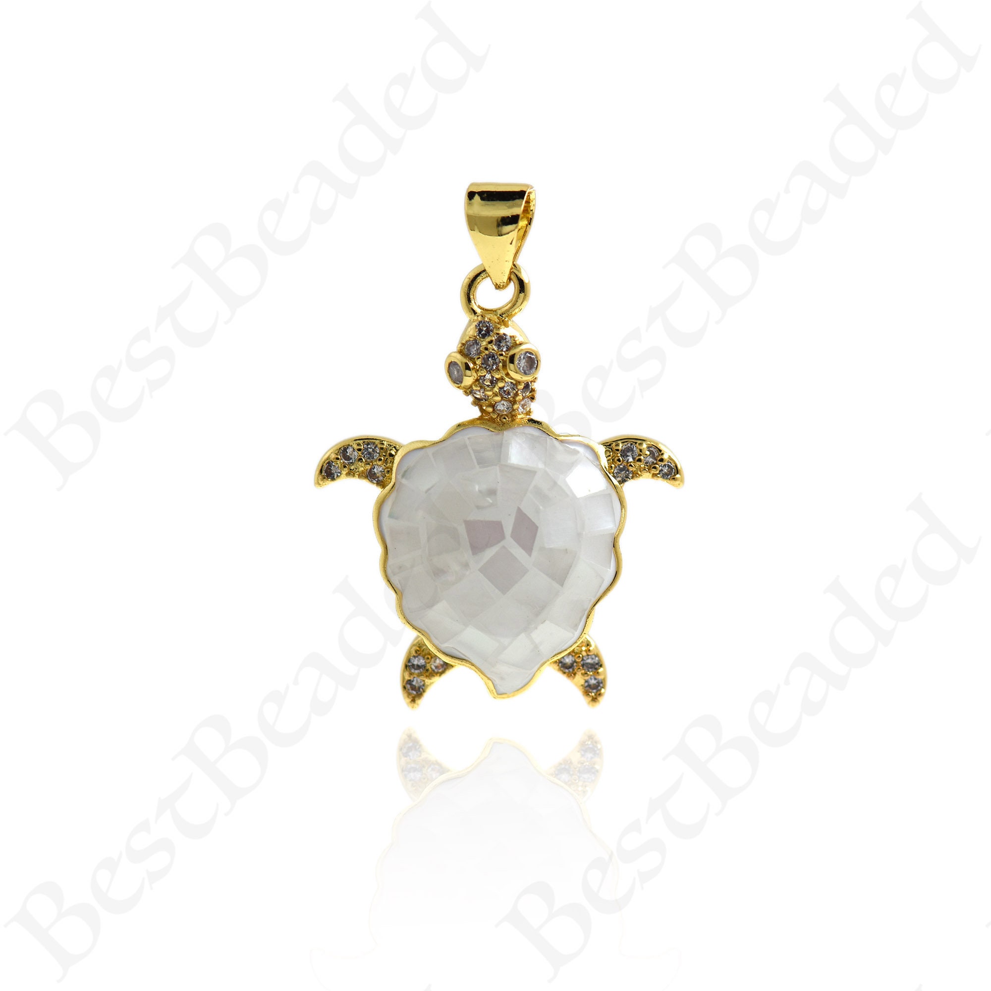 Colorful Shell Turtle Charms18k Gold Filled Sea Animal - Etsy