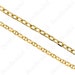 Brass Rectangle Chain Links,gold Plated Mariner Anchor Chain,diy ...