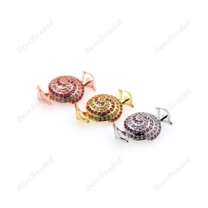 Candy Connectors,micro Pave Cubic Whimsical Charms,for Unique Jewelry ...