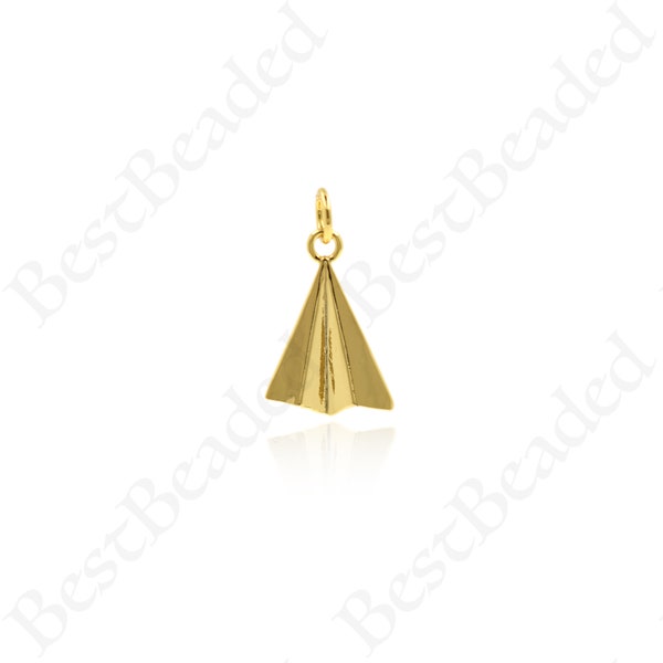 Paper Airplane Necklace - Etsy