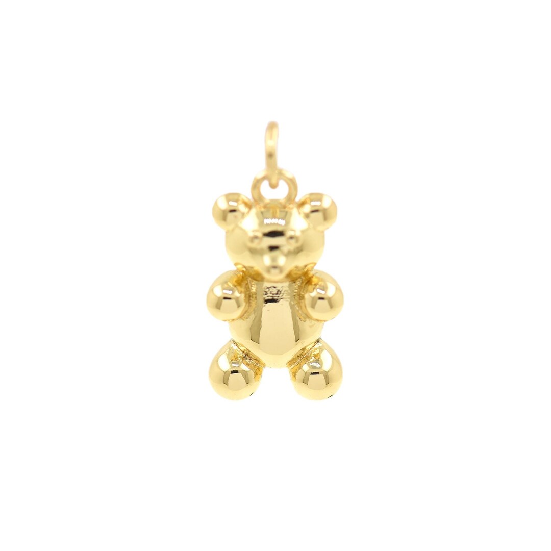 18K Gold Filling Bear Pendant Necklace,bear Jewelry Necklace,animal ...