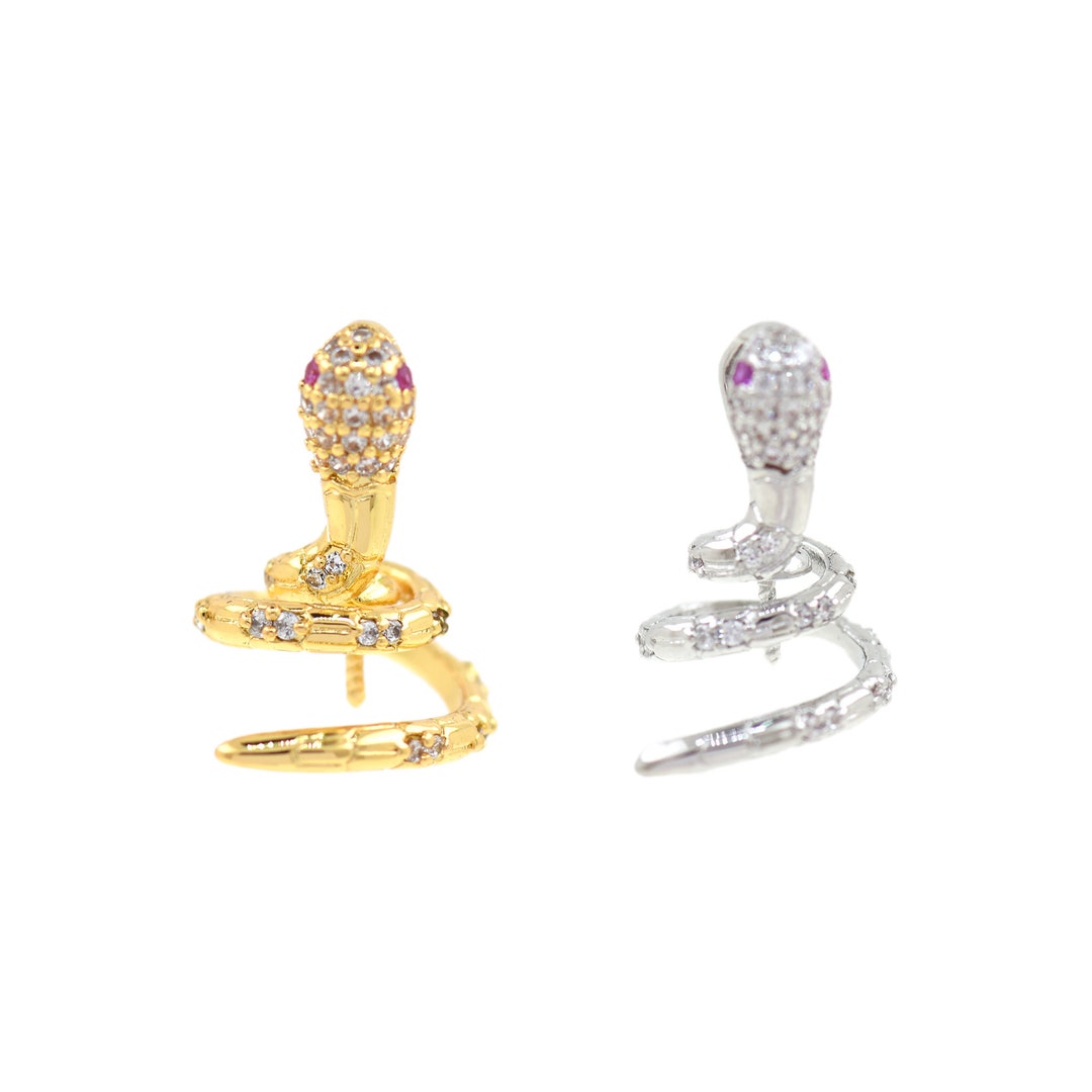 King Cobra Bead Pins,gold Snake Bead Pins Charms,animal Jewelry Making ...