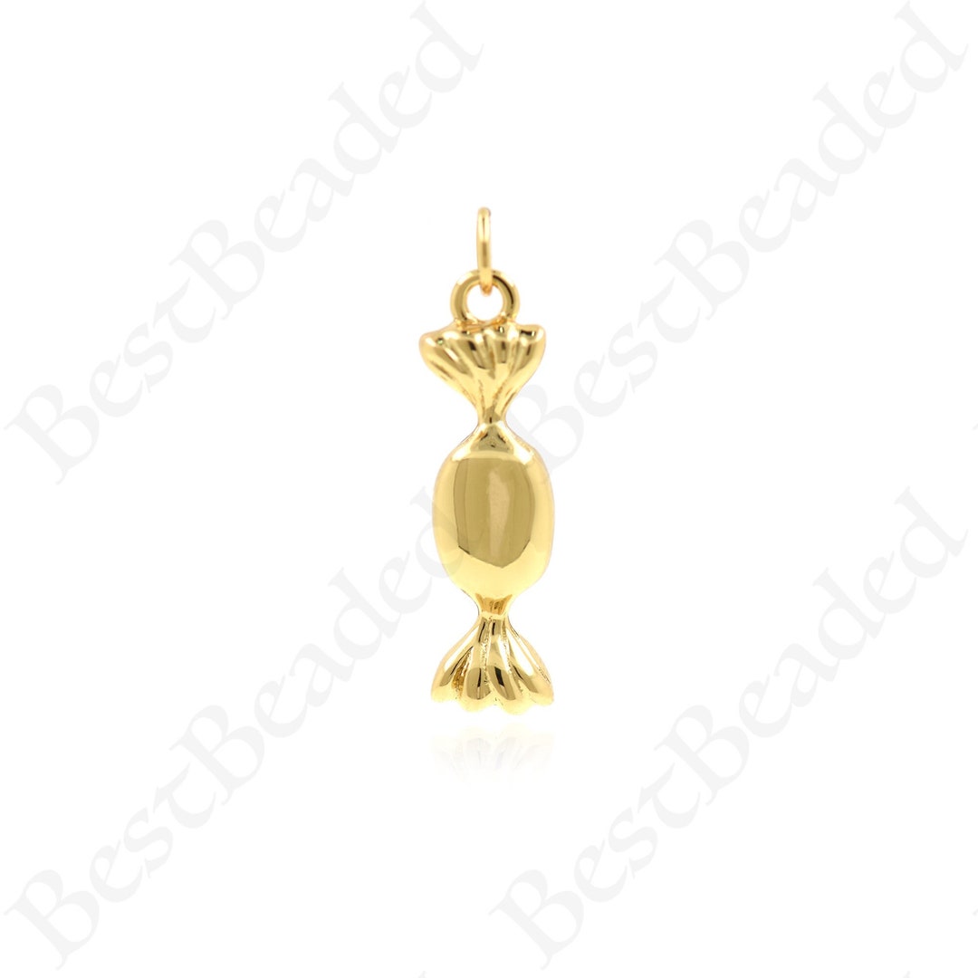 18K Gold Filled Candy Pendant,，dainty Sweet Candy Necklace,candy Lover ...