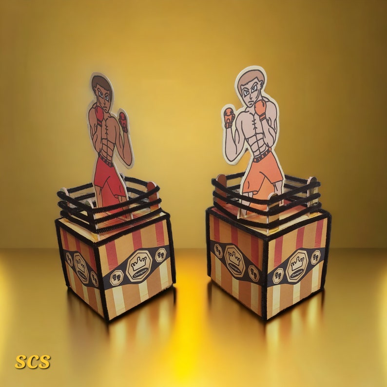 Boxer Men Centerpieces - Etsy