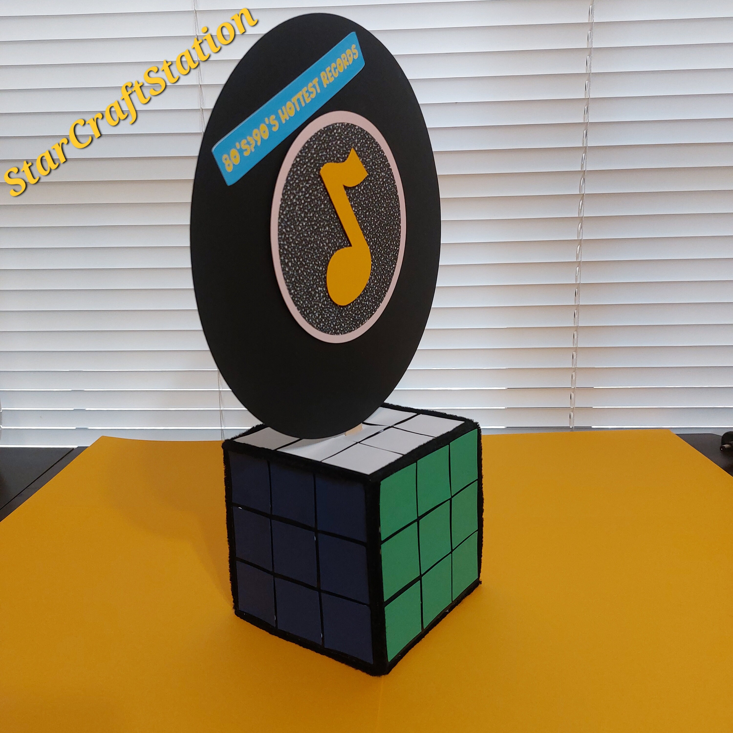 80s&90s 3D Centerpieces (double Sided) - Etsy
