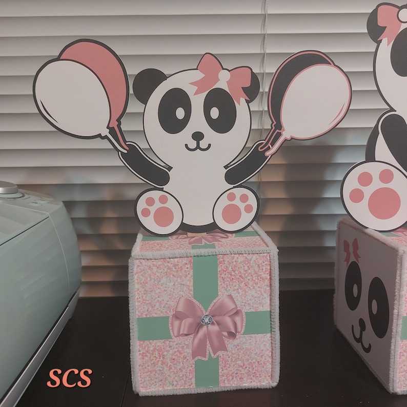 Panda Birthday Centerpieces Package - Etsy