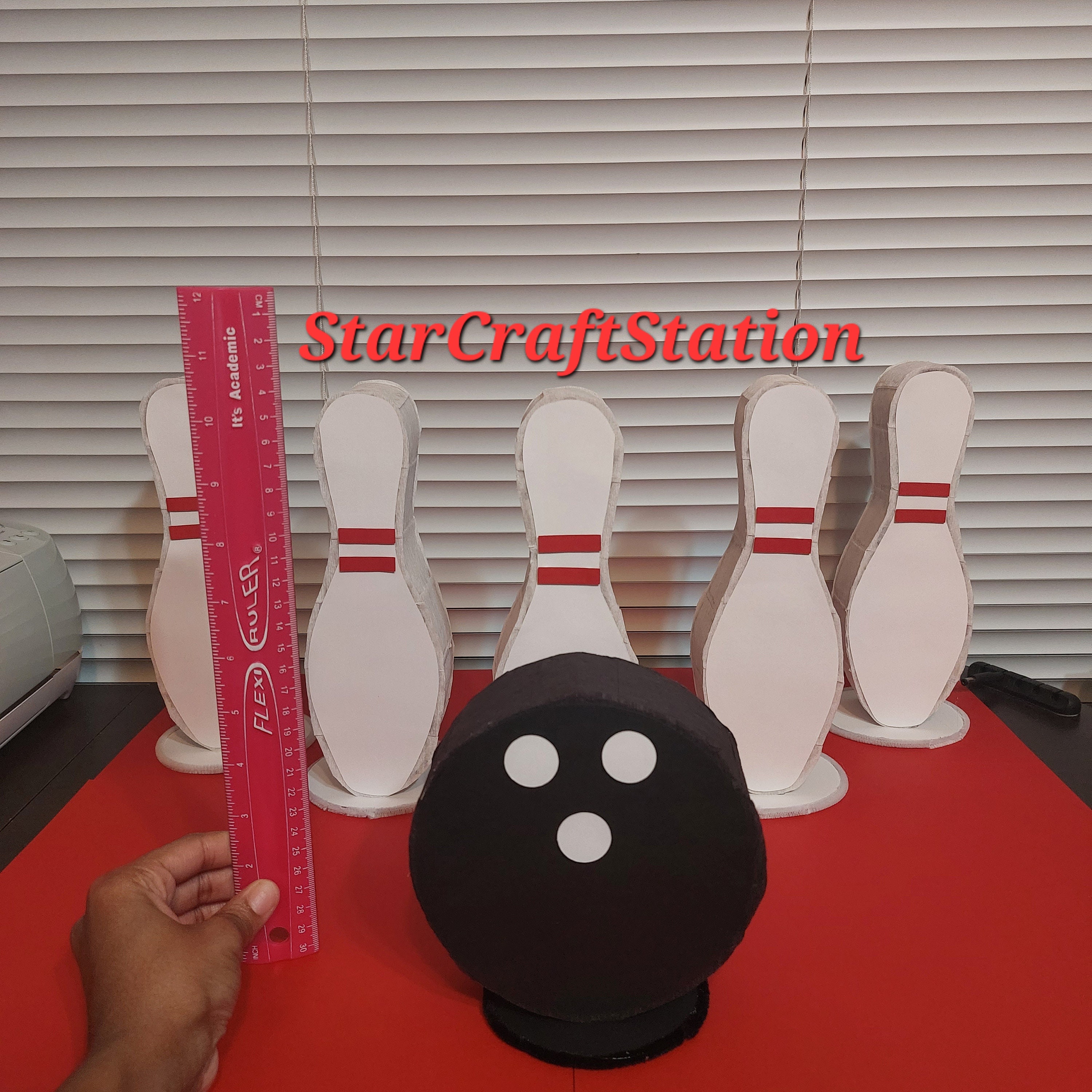 Bowling Stand up Centerpieces (double Sided) - Etsy