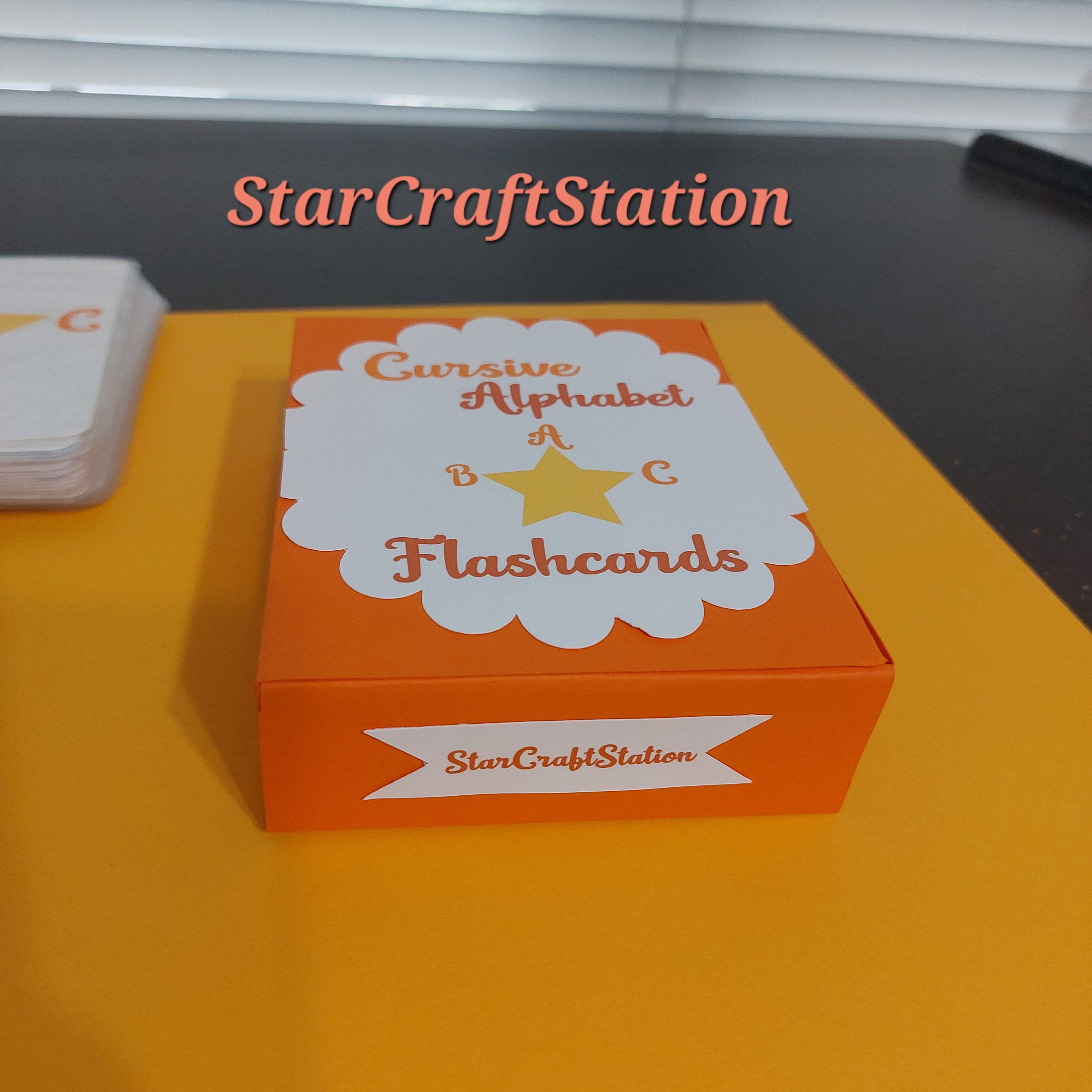 Cursive Alphabet Flash Cards - Etsy