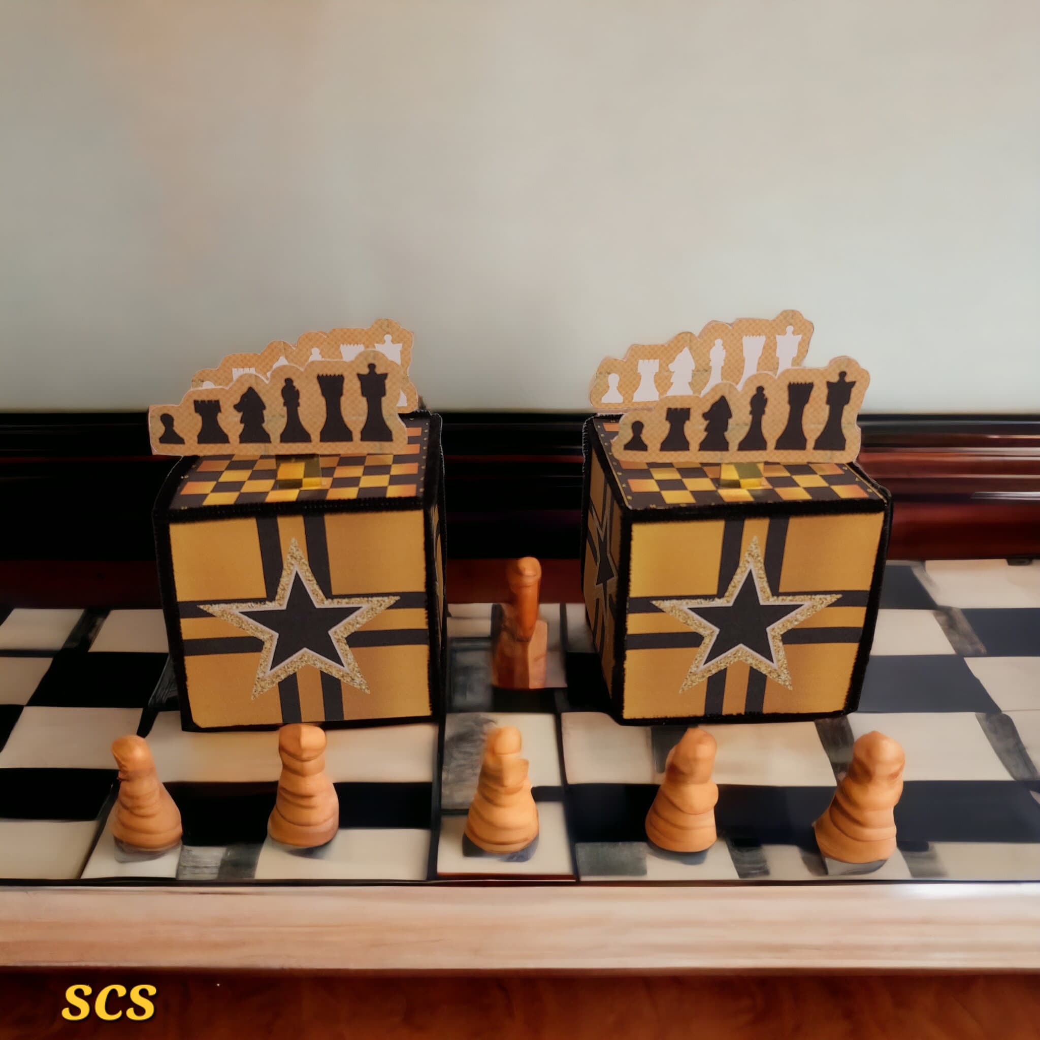 Chess Party Centerpieces 2 Count - Etsy