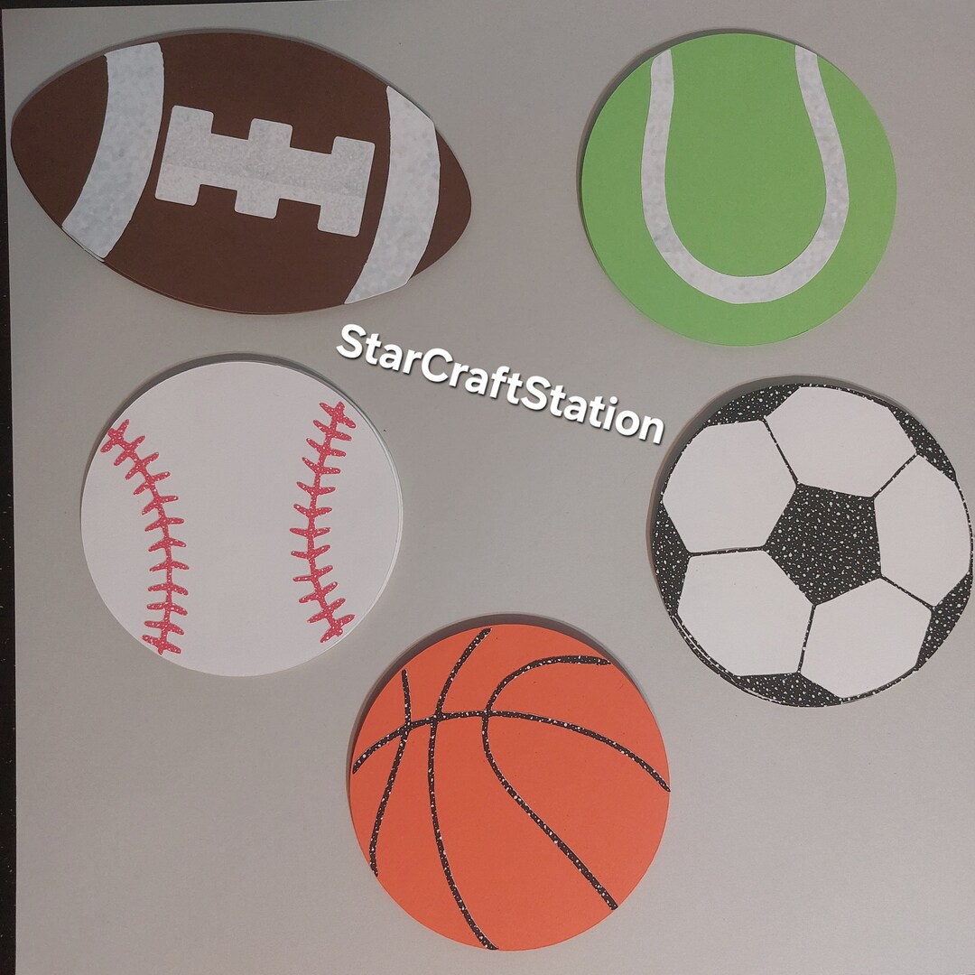 Sport Cutouts (12 Count) (one Sided) - Etsy